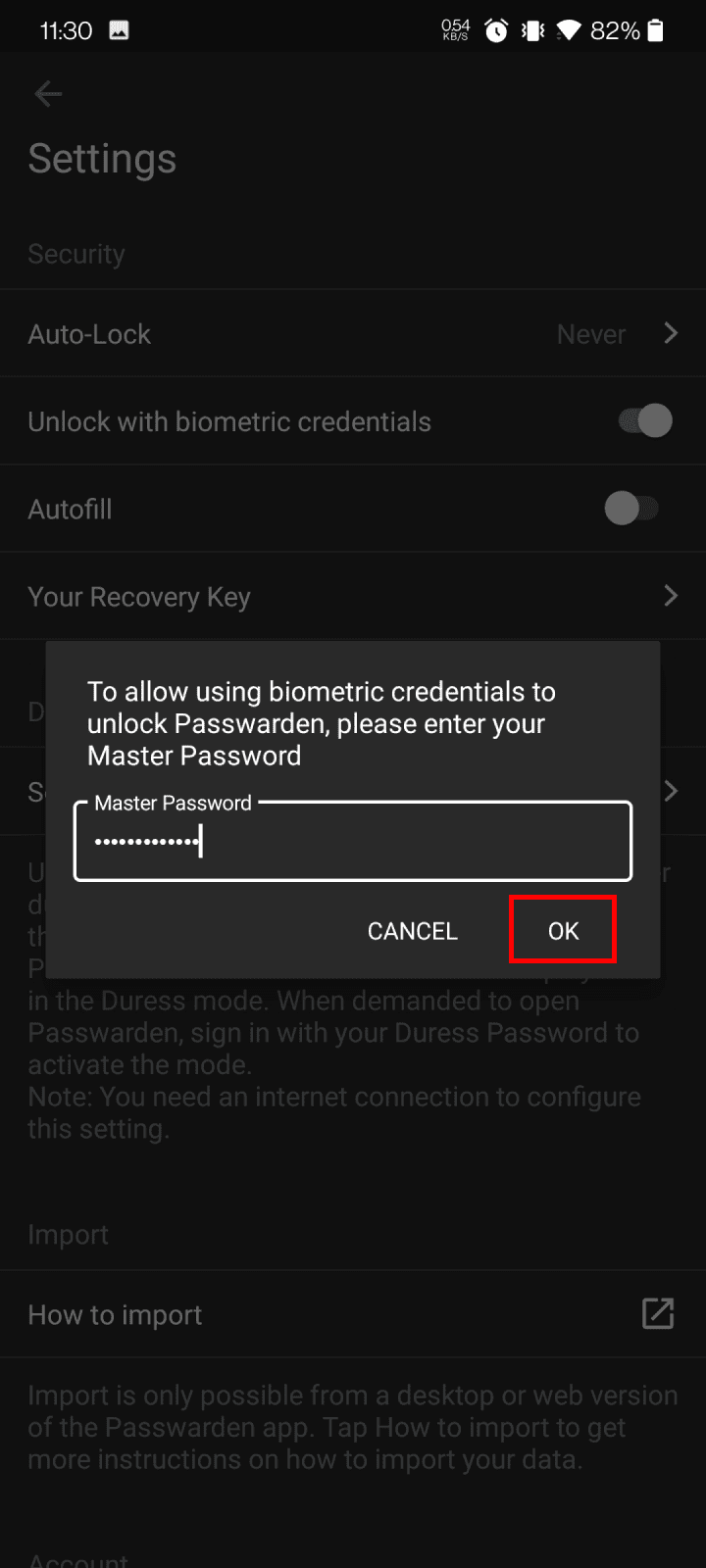 How to Unlock Our Password Manager with a Fingerprint on Android